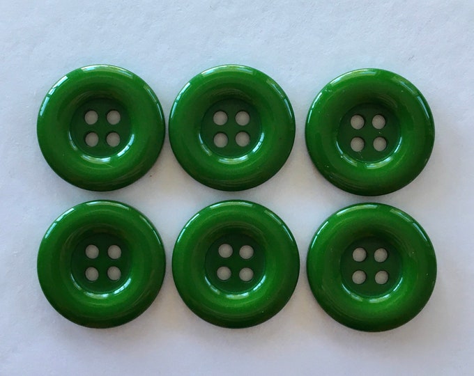 50 Piece Small to Tiny Kelly Green Assorted Acrylic Button Mix, 7-14 Mm ...