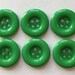 Green Buttons, 20mm Buttons, Resin Buttons, Sewing Supplies ...