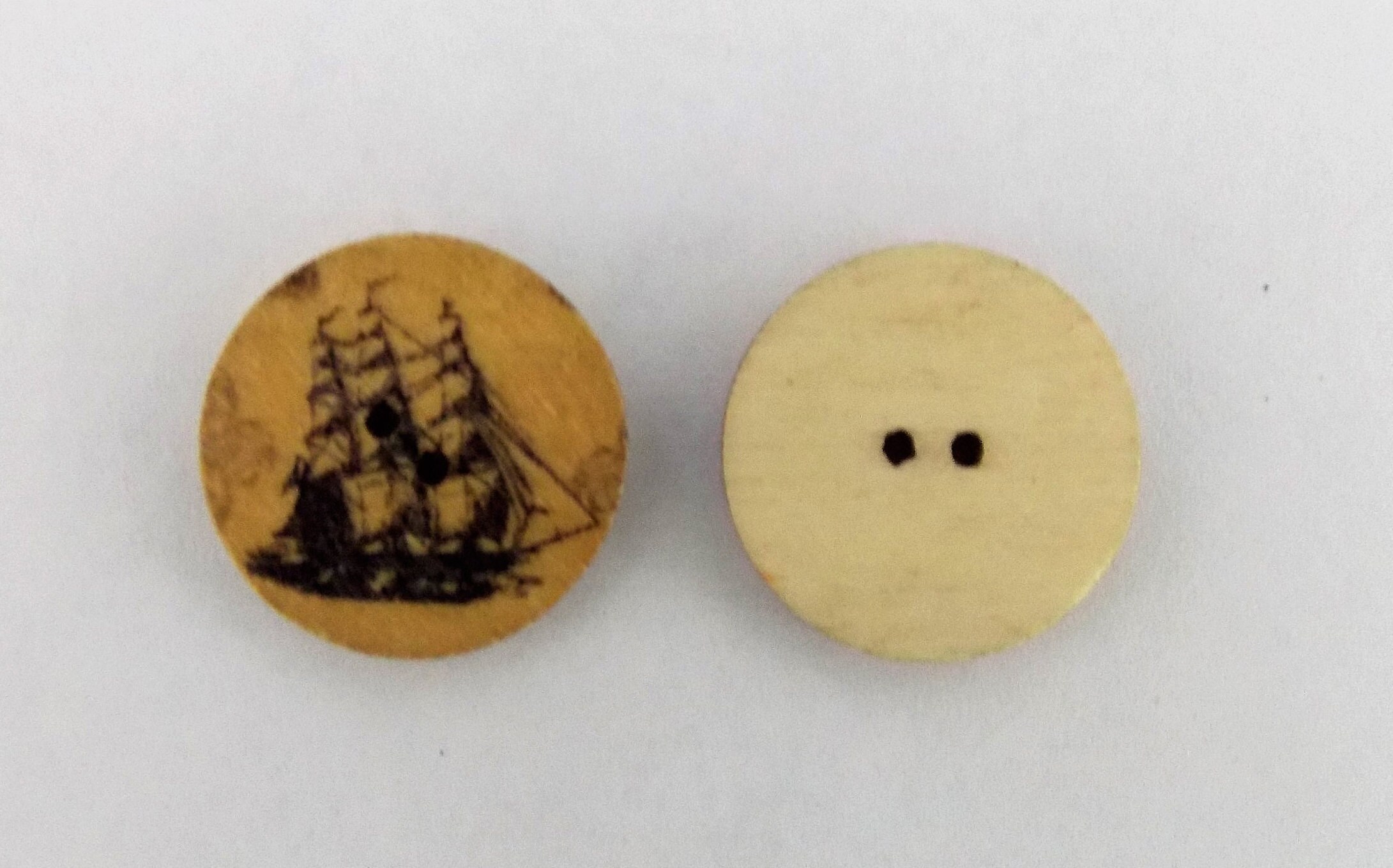Nautical Buttons Vintage Sailing Buttons Sewing Supplies - Etsy