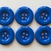 Blue Buttons, 20mm Buttons, Resin Buttons, Sewing Supplies ...