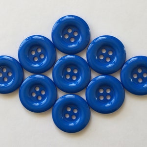 Blue Buttons 20mm Buttons Resin Buttons Sewing Supplies - Etsy