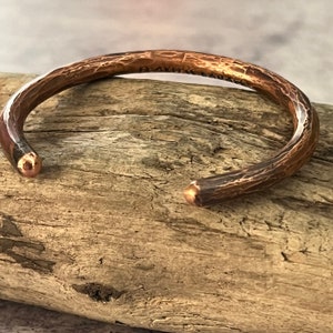 Custom Ogham Copper Cuff Bracelet, Personalized Ogham Bracelet, Irish ...