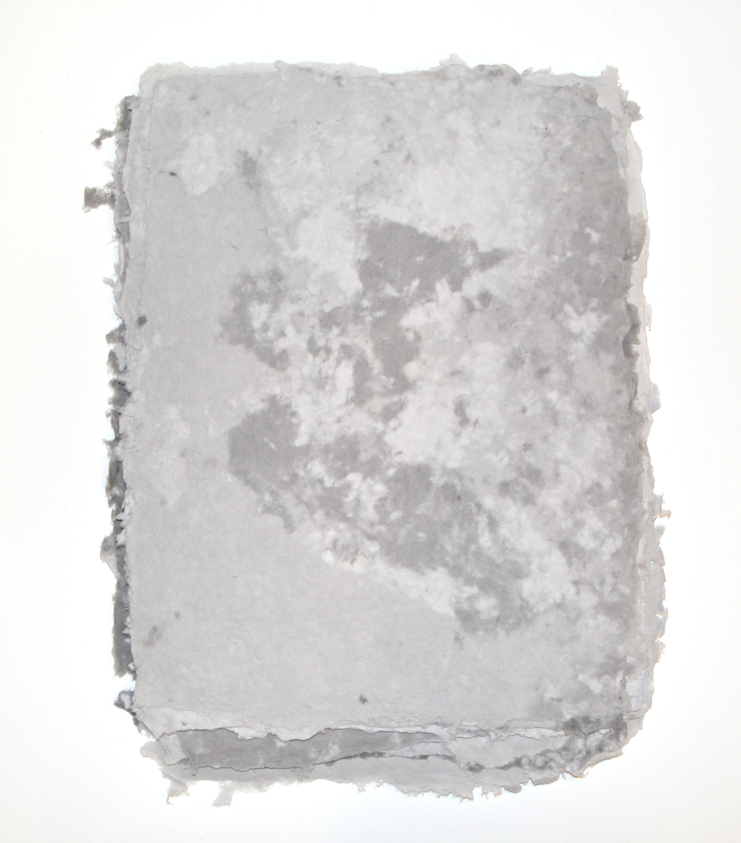 5 Handmade Paper Gray Cloudy Sheets 8 X 11 Scrapbooking | Etsy