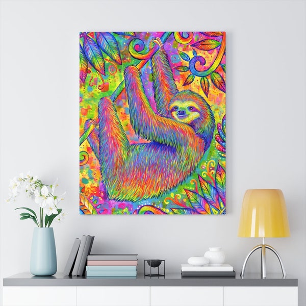 Sloth Painting - Etsy