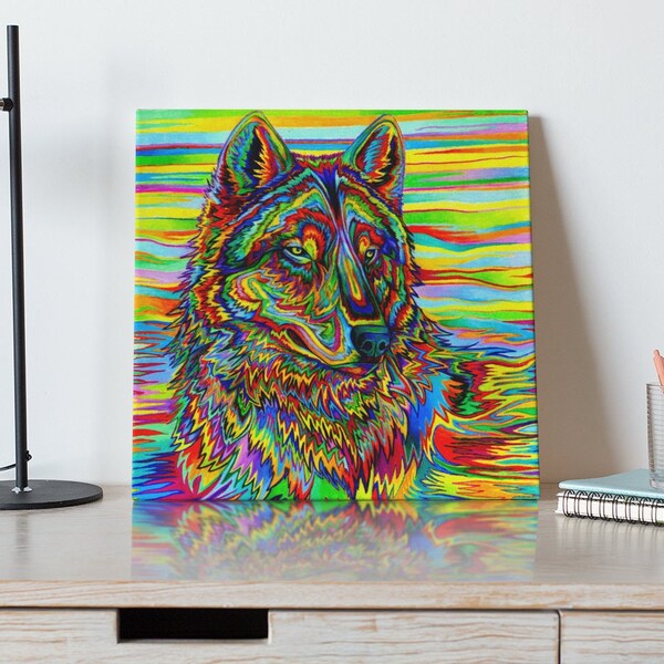Trippy Canvas Art - Etsy