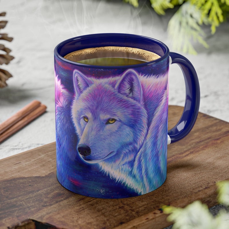 Wolf Coffee Mug - Etsy