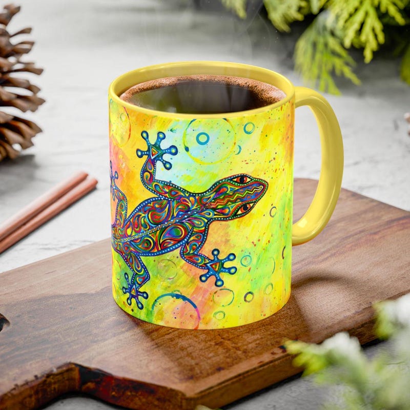 Lizard Mug - Etsy