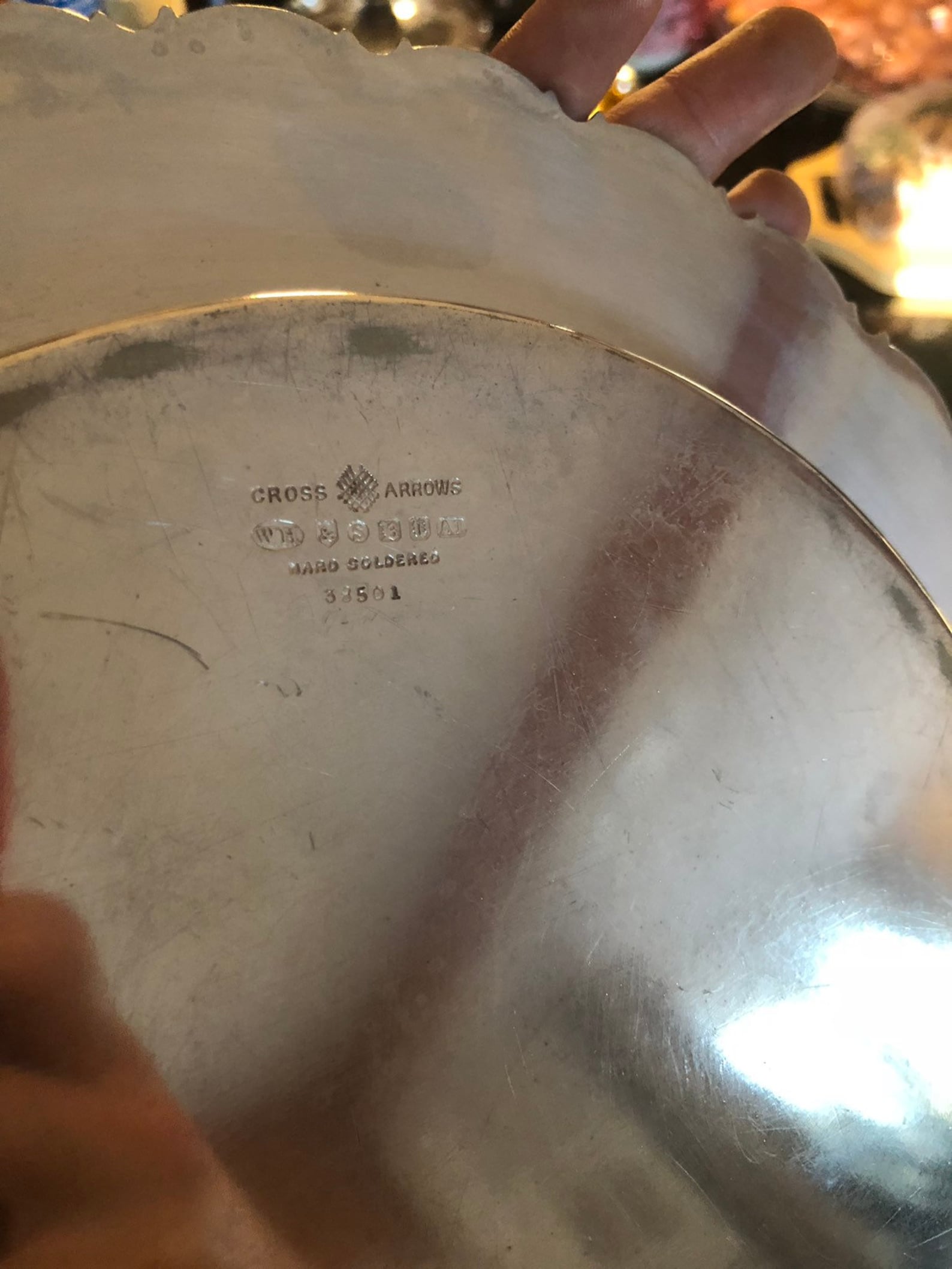 Silver Plated Plate From William Hutton & Sons - Etsy