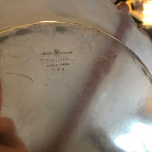 Silver Plated Plate From William Hutton & Sons - Etsy