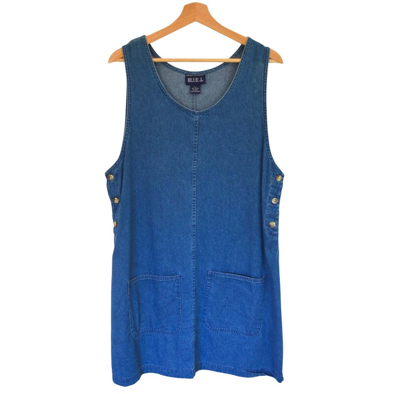 Denim Jumper Dress - Etsy