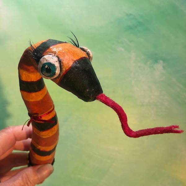 Paper Mache Snake - Etsy