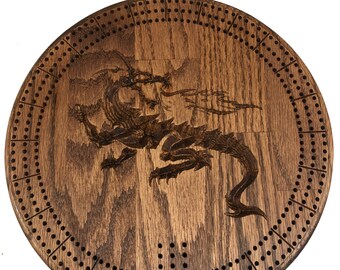 Dragon Cribbage Board - Etsy