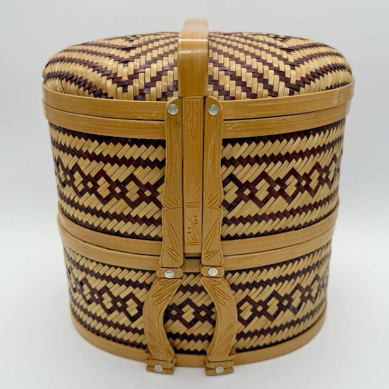 Chinese Rattan Baskets - Etsy