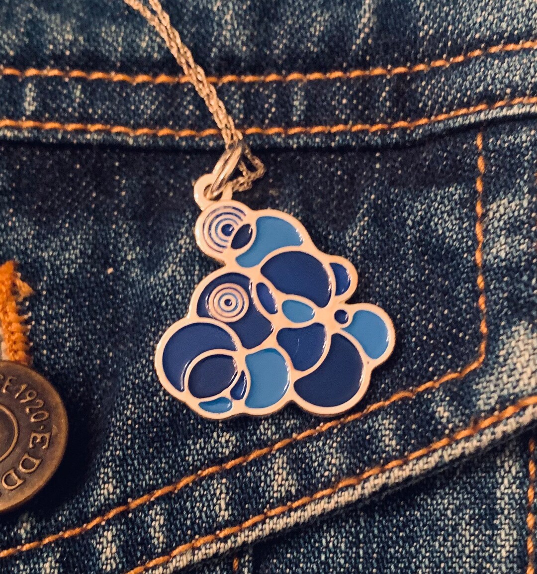 Blue Bubbles Charm - Etsy