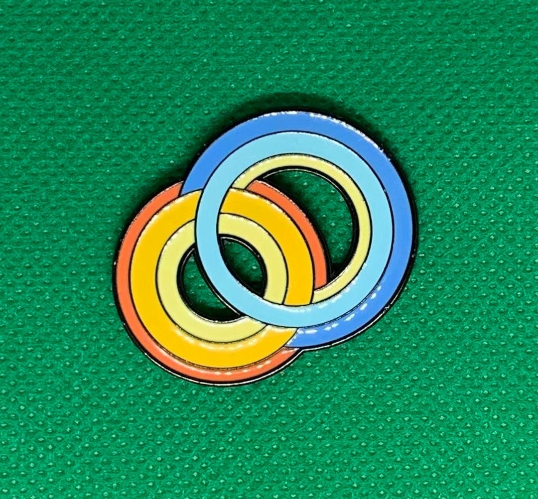 Circles Soft Enamel Pin/magnet - Etsy