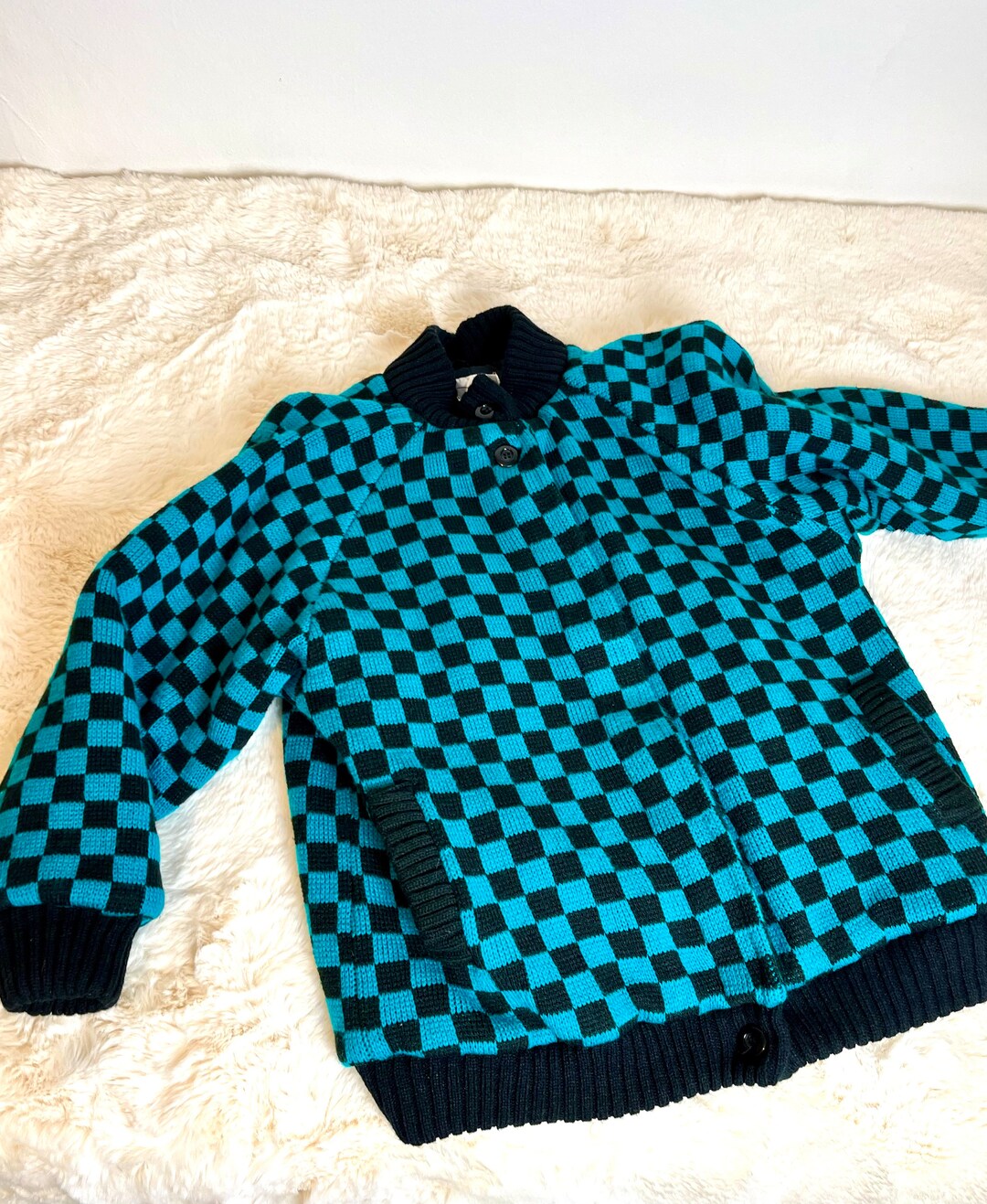 Plus Size Vintage Checkerboard Jacket / 80s 90s Jacket / 80s 90s Plus ...