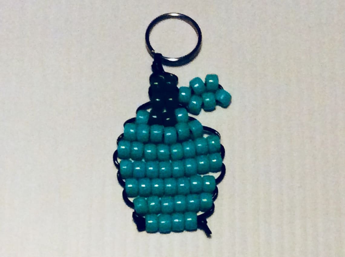 Kandi Apple Key Chain / Zipper Pull / Ornament - Etsy