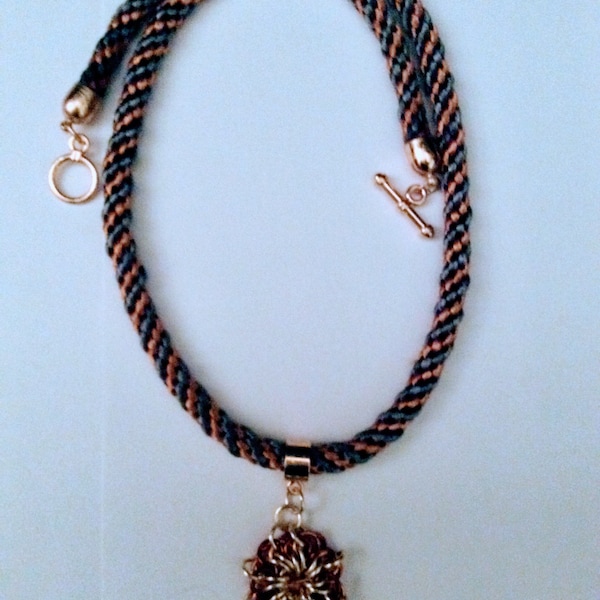 Chain Maille Pendant - Etsy