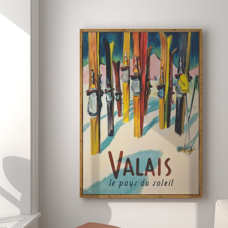 Ski Wall Mount - Etsy UK