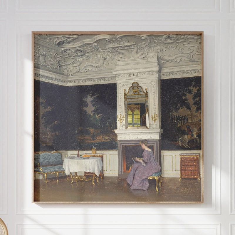 Vintage Mandolin Player Art - Etsy