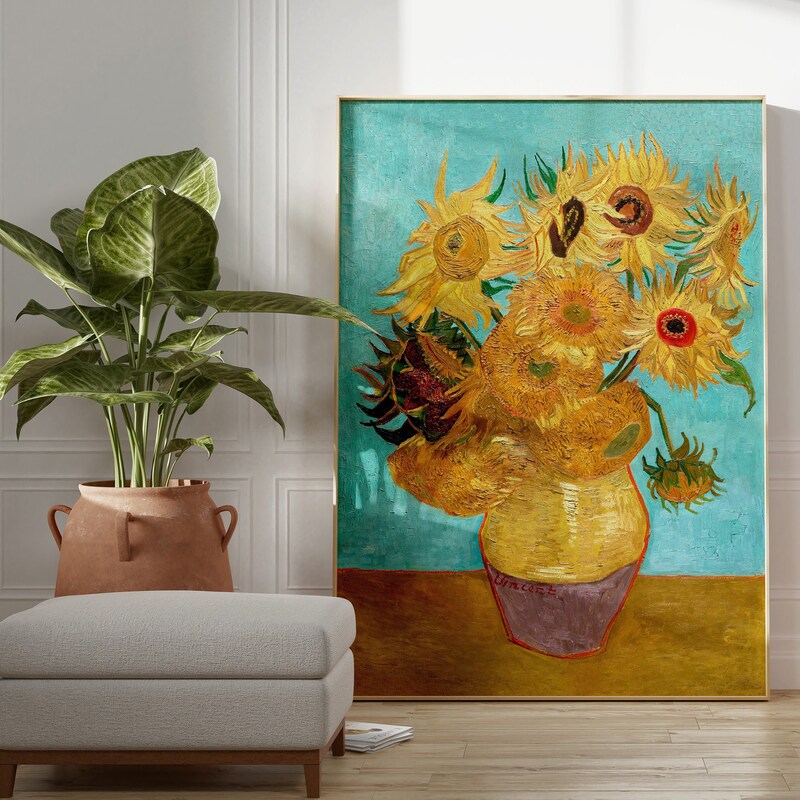 Van Gogh Sunflowers - Etsy