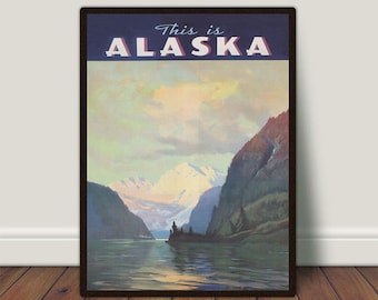 Alaska poster | Etsy