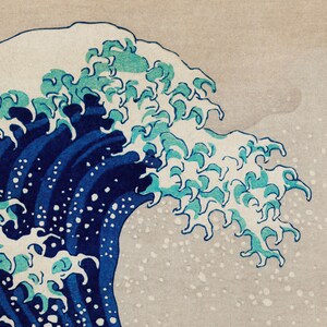 The Great Wave, Japanese Wall Art, Vintage Wall Art, Great Wave off ...