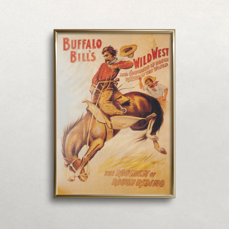Vintage Rodeo Poster - Etsy