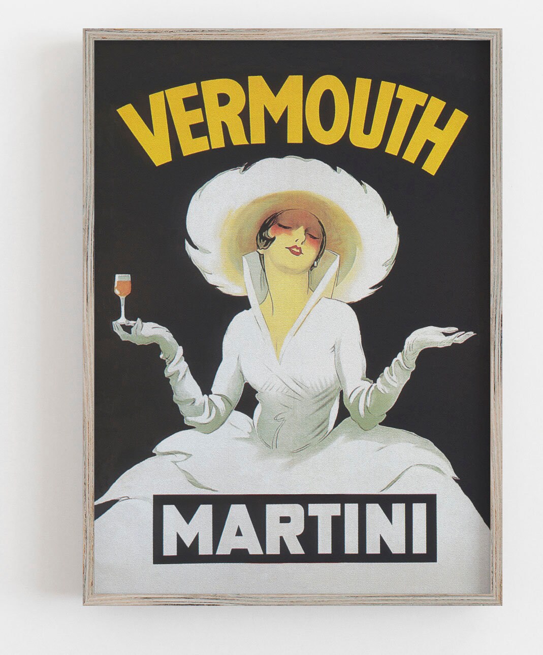 Vintage Bar Cart Art Prints: Campari & Martini Gallery Wall (digital ...
