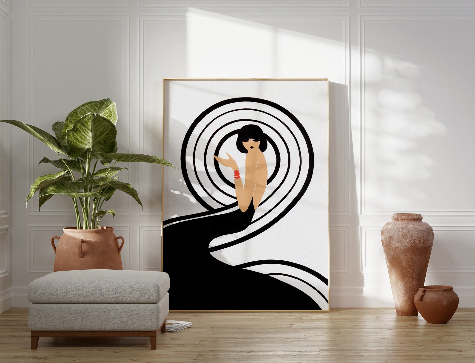 Retro Fashion Print Vintage Fashion Poster Fashion Model - Etsy