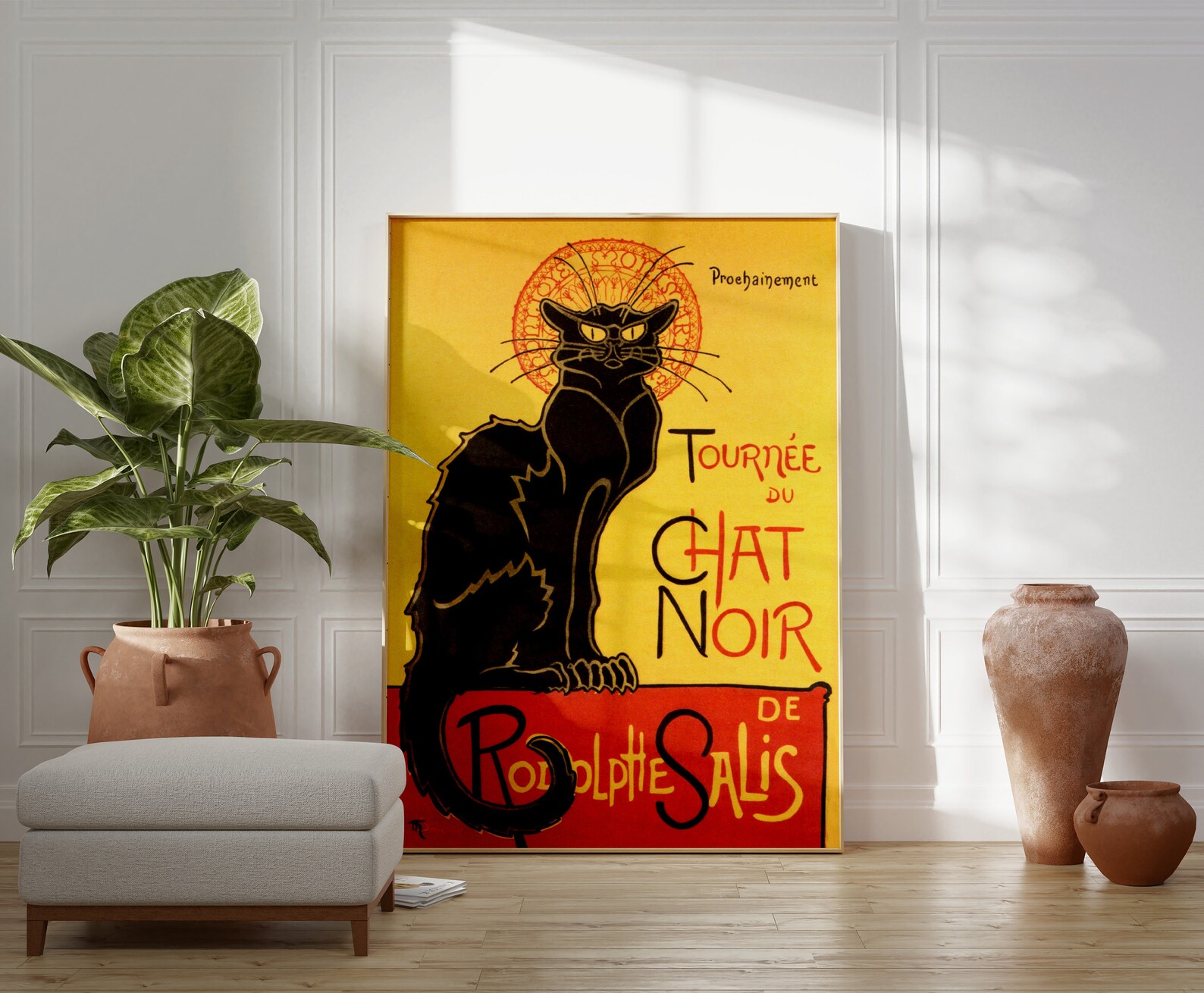Black Cat Wall Art Chat Noir Print Vintage Poster Art - Etsy