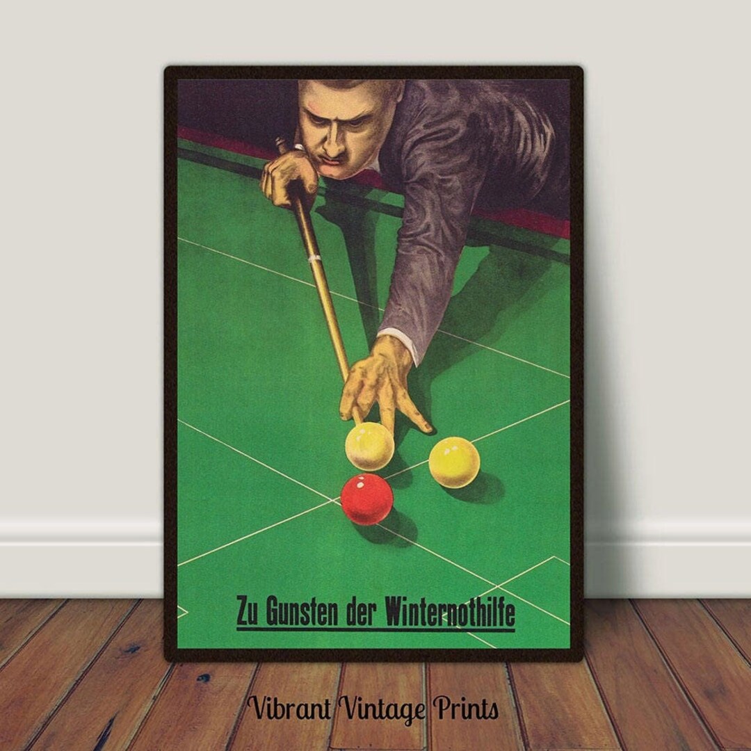 Pool Player Print, Billiards Player, Vintage Wall Art, Billiards Wall ...