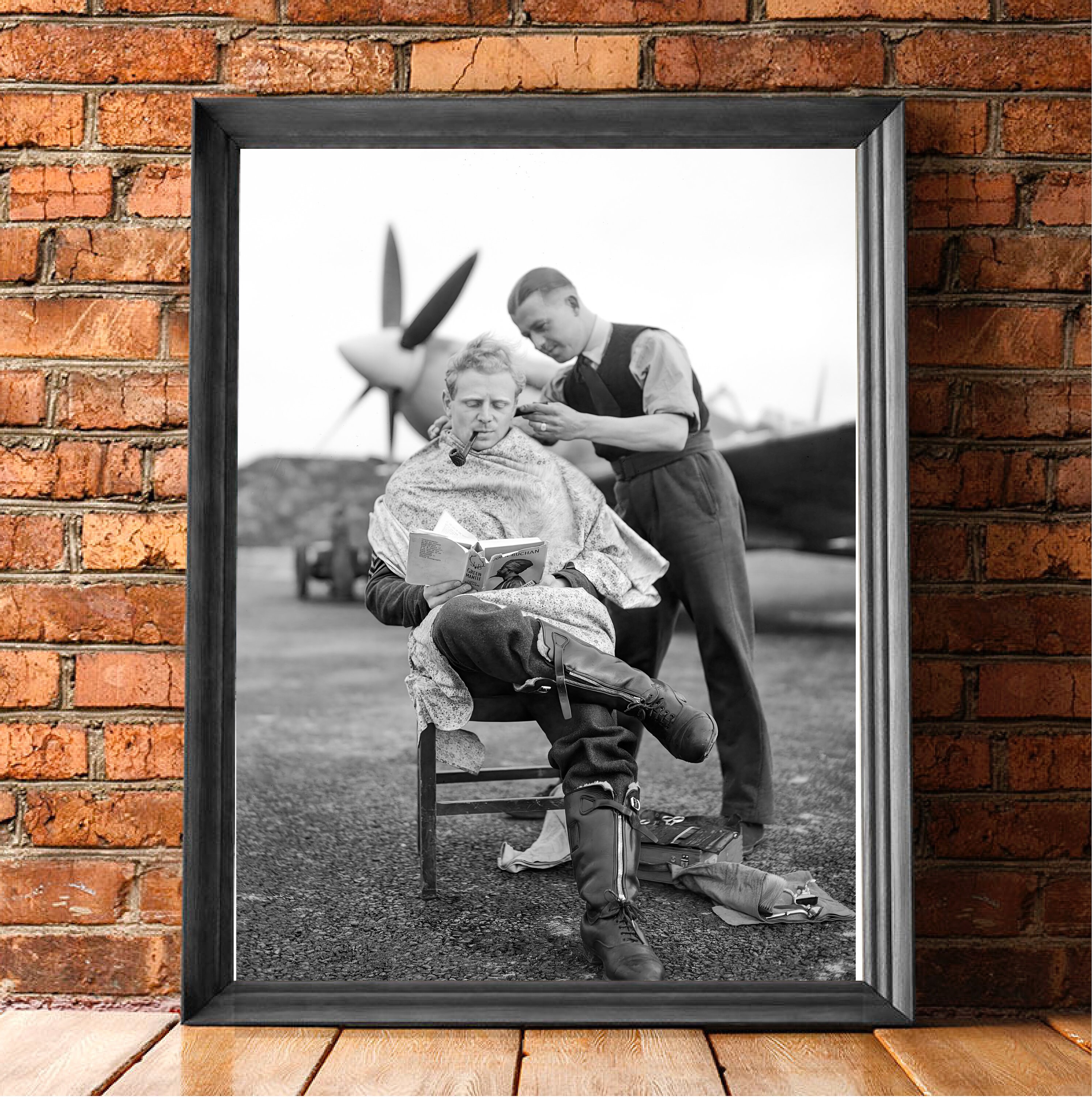Vintage Fighter Pilot Haircut Photo: Military Wall Art (digital ...