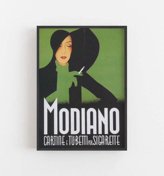 Modiano Wall Art Modiano Print Art Deco Wall Art Vintage | Etsy