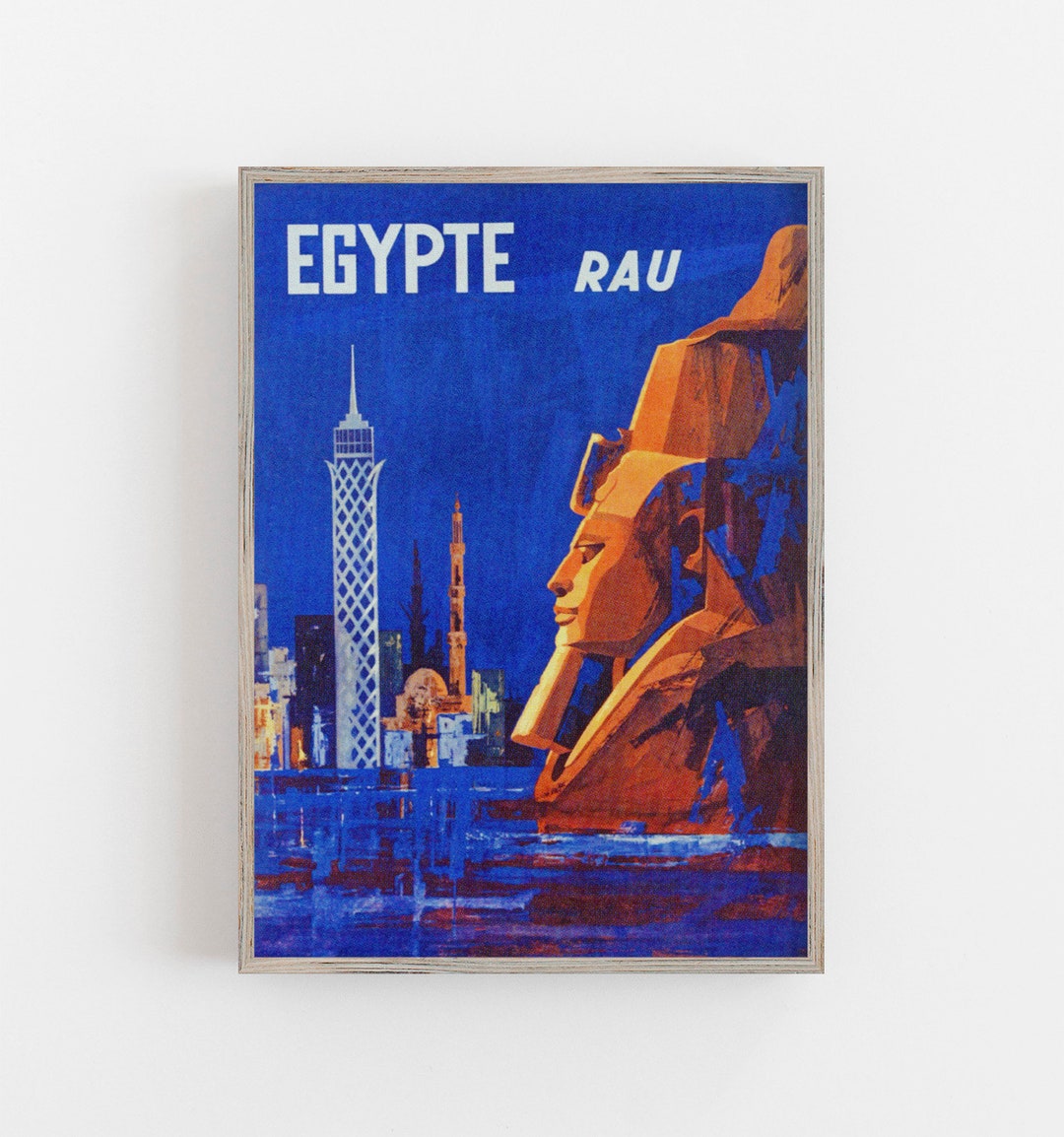 Egypt Wall Art, Egypt Travel Print, Vintage Egypt Poster, Pharaoh Print ...