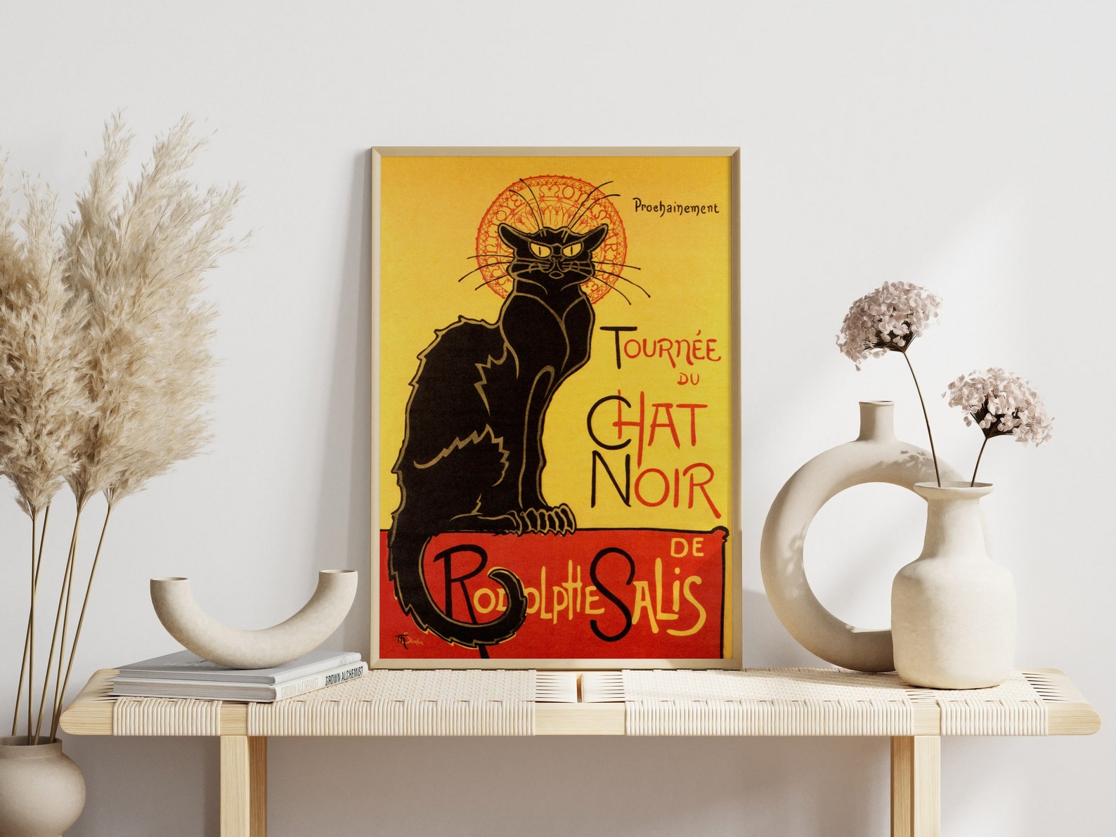 Black Cat Wall Art Chat Noir Print Vintage Poster Art - Etsy