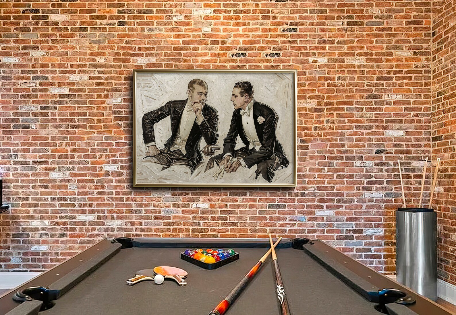 Dapper Men Vintage Wall Art Man Cave Decor Bar Wall - Etsy