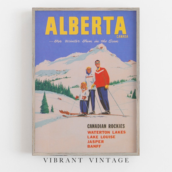 Large Alberta Posters - Etsy UK