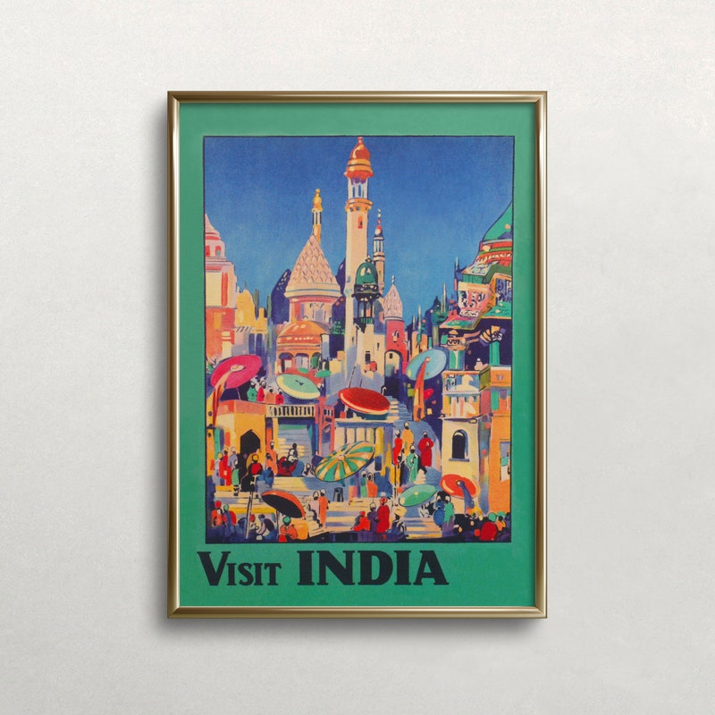 India Poster - Etsy