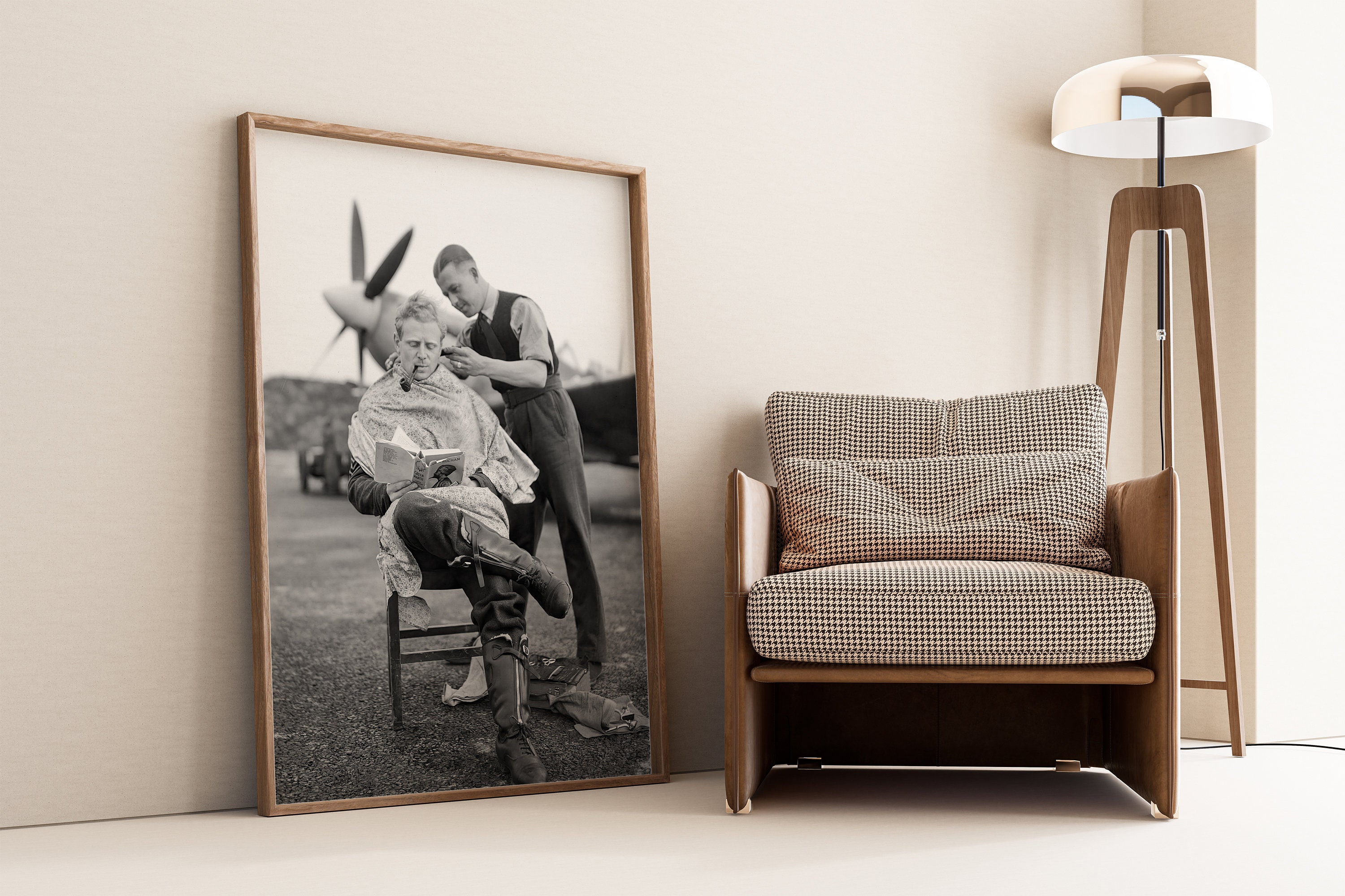Vintage Fighter Pilot Haircut Photo: Military Wall Art (digital ...