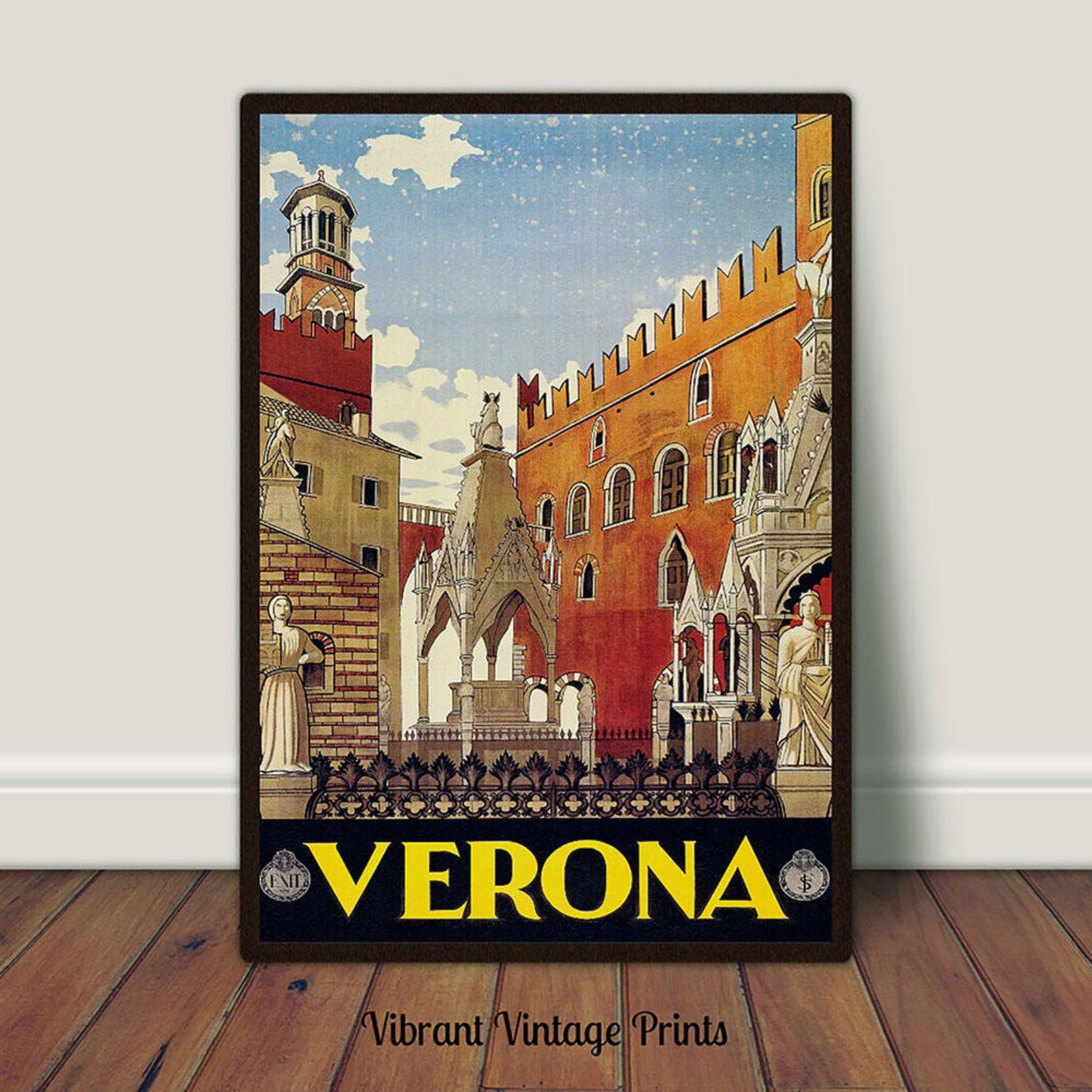 Verona Italy Print Vintage Wall Art Italy Wall Art Verona - Etsy