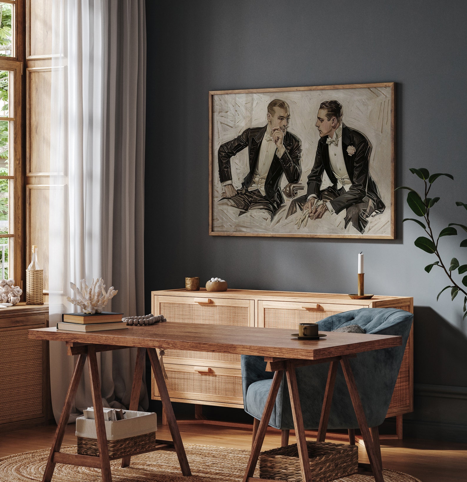 Dapper Men Vintage Wall Art Man Cave Decor Bar Wall - Etsy