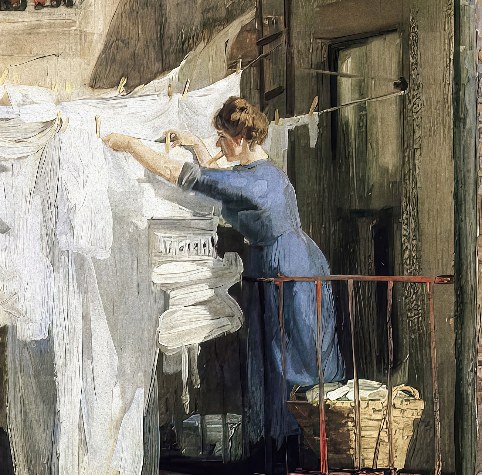 Laundry Room Print Vintage Painting Laundry Wall Art - Etsy