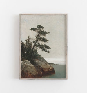 Vintage Matte Oil Painting Poster, Printed Oil Painting Art Poster ...