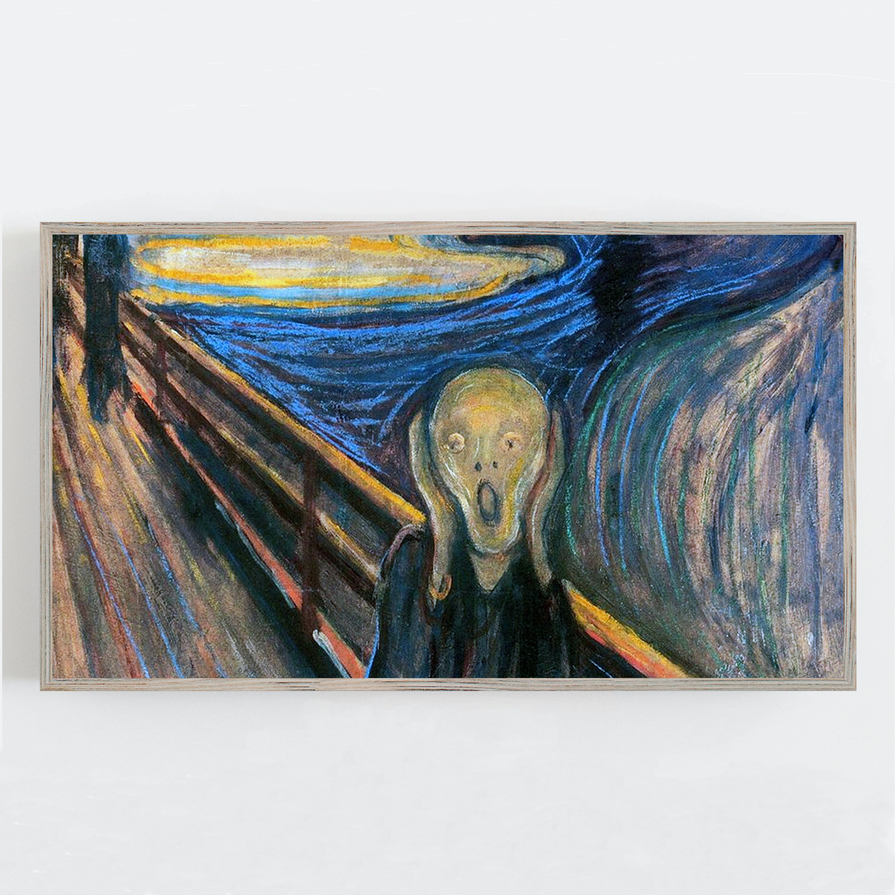 Samsung Frame TV Art the Scream Wall Art Halloween Wall Art - Etsy