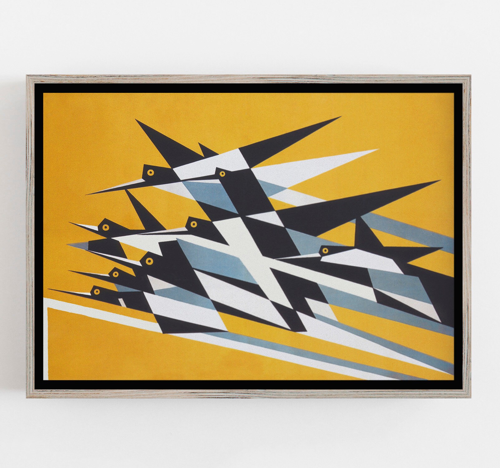 Abstract Flying Bird Art