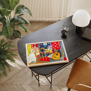Matisse Print Tabac Royal Vintage Wall Art Woman Portrait Colorful Wall ...