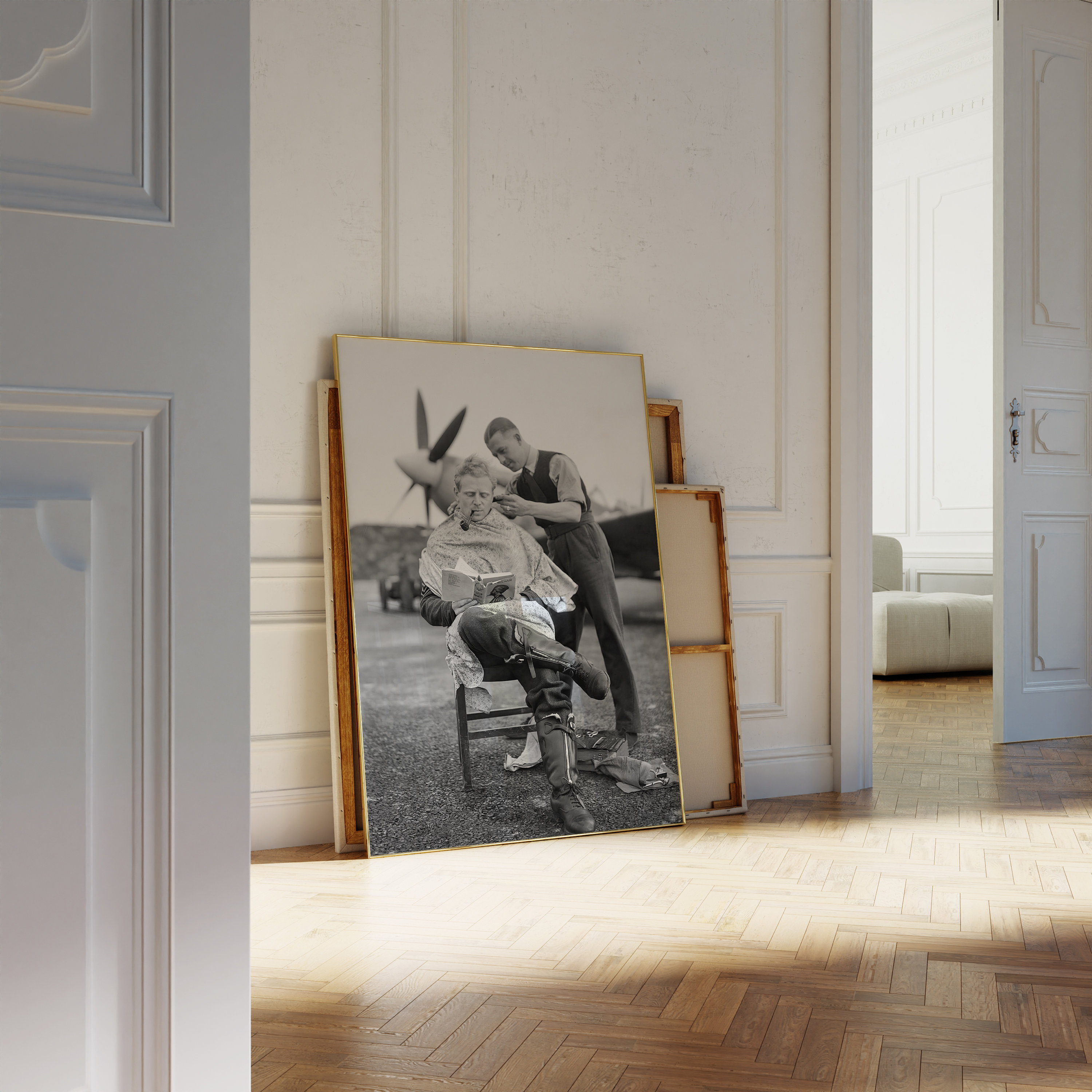 Vintage Fighter Pilot Haircut Photo: Military Wall Art (digital ...