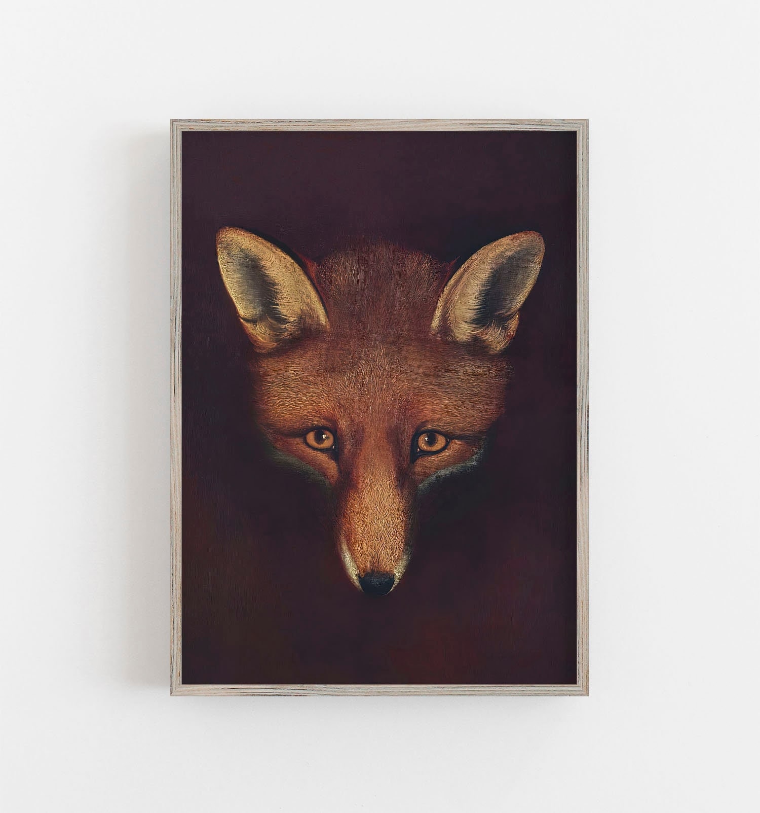 Fox Face Art Print - Etsy