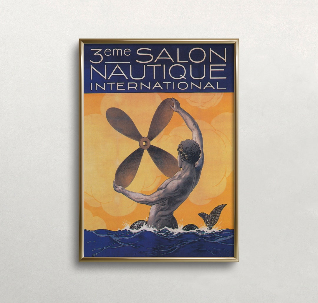 Merman Wall Art, Gay Merman Art, Nautical Wall Decor, Ship Propeller ...